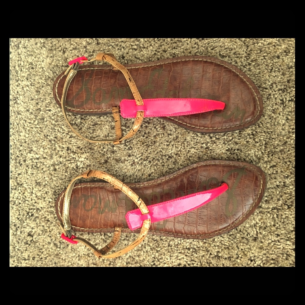 Sam Edelman Gigi Leather Thong Sandal - Gem